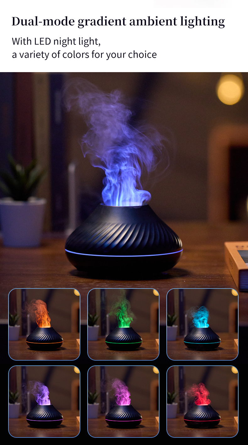 [KATEKYO X SG] Flame Diffuser Aroma Diffuser Essential Oil Diffuser ...