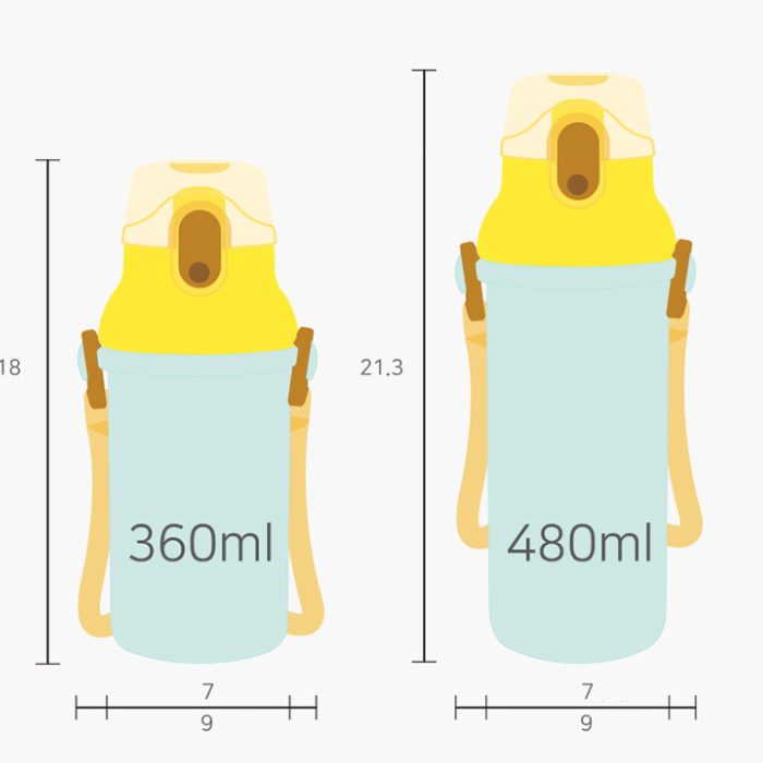 Lilfant Pokemon Pikachu Charmander Mew Charizard Water Bottle with Strap 480ml 360ml | Shopee ...