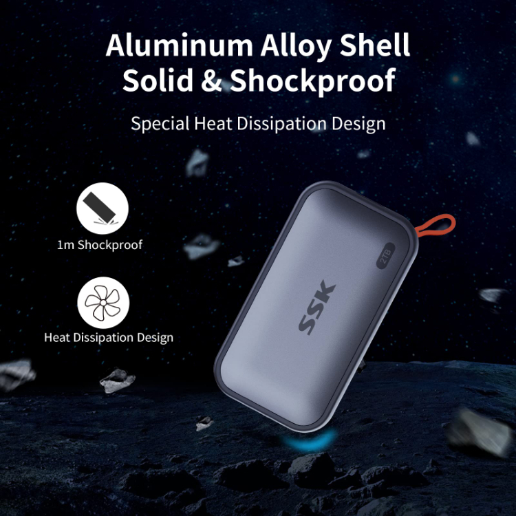 SSK SD500 Portable External SSD 1050MB/s USB3.2 Gen2 10Gbps External ...