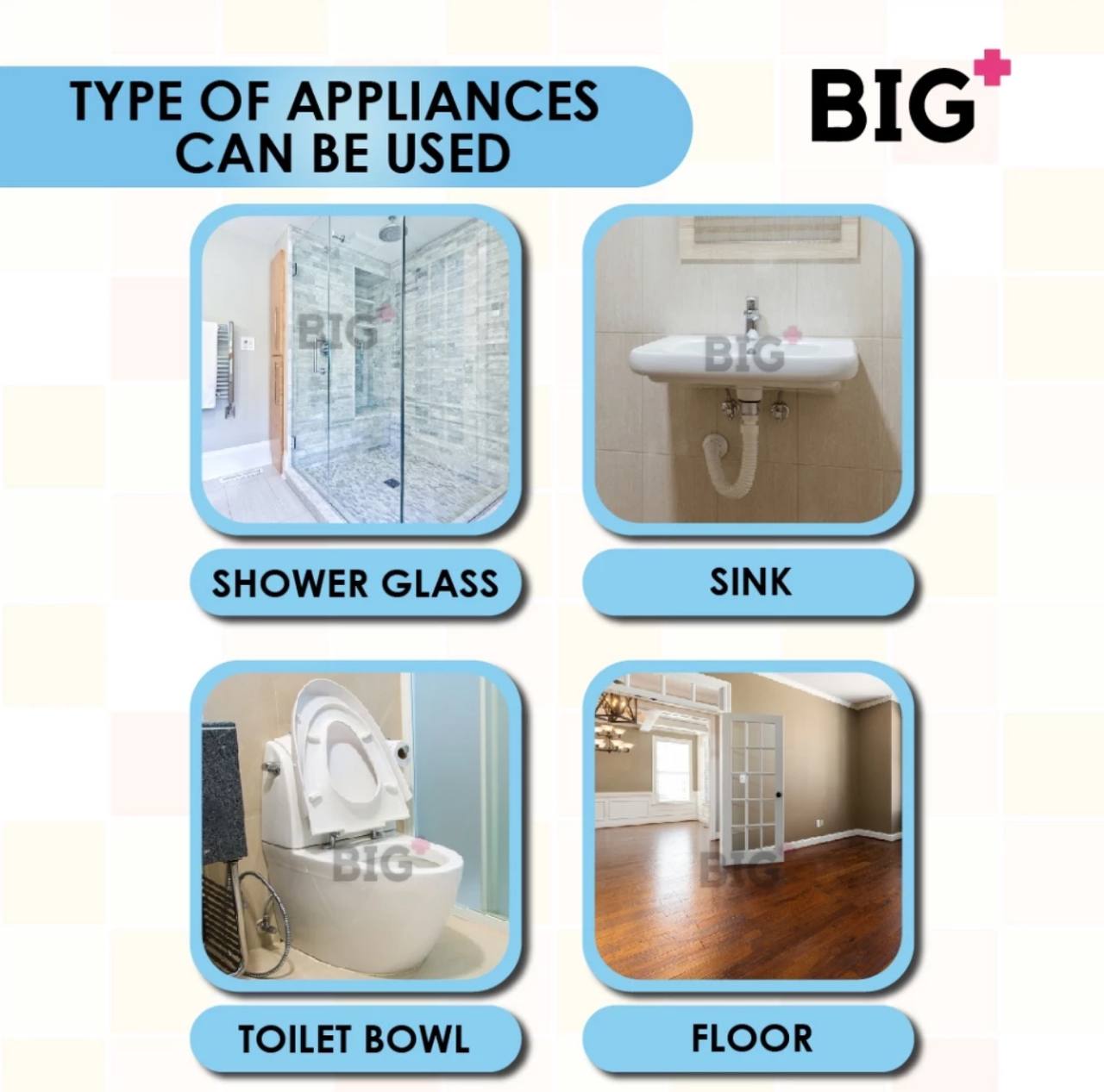 BIG+ Scale Away Glass Watermark Remover 250ml Home Bathroom Toilet Bowl ...