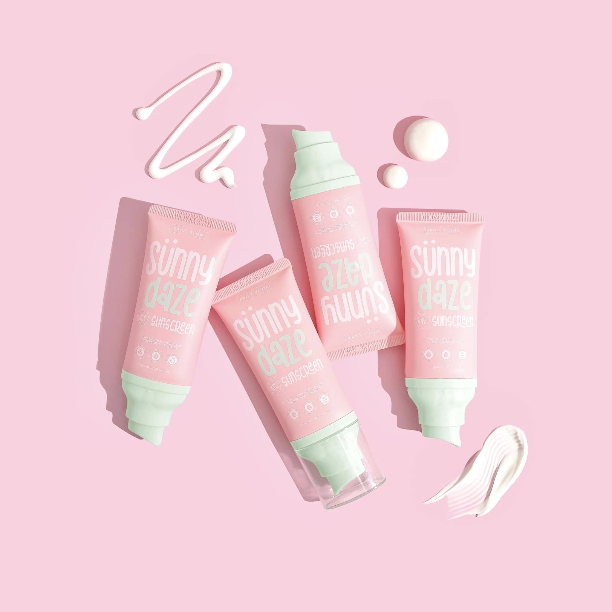 SUNNY DAZE SUNSCREEN SPF50+ by THE DAILY GLOW 50g (SG READY STOCK ...