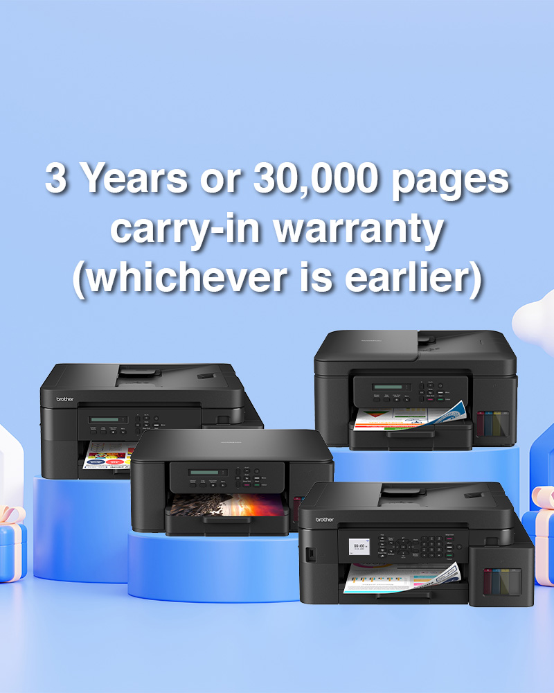 Brother DCP-T730DW Wireless Colour Ink Tank Printer | A4 | 3-in-1 ...