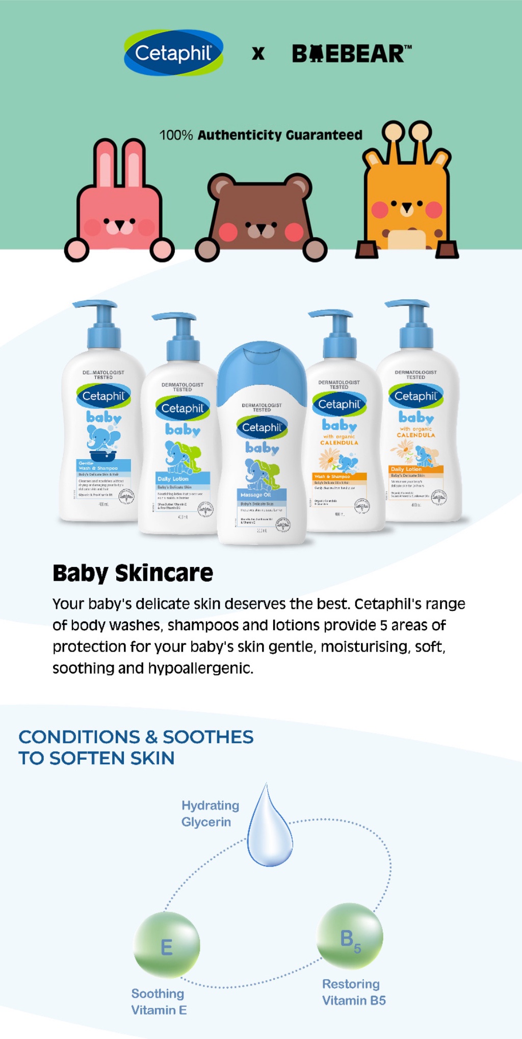 [Bundle of 3] Cetaphil Baby Gentle Wash and Shampoo with Shea Butter ...