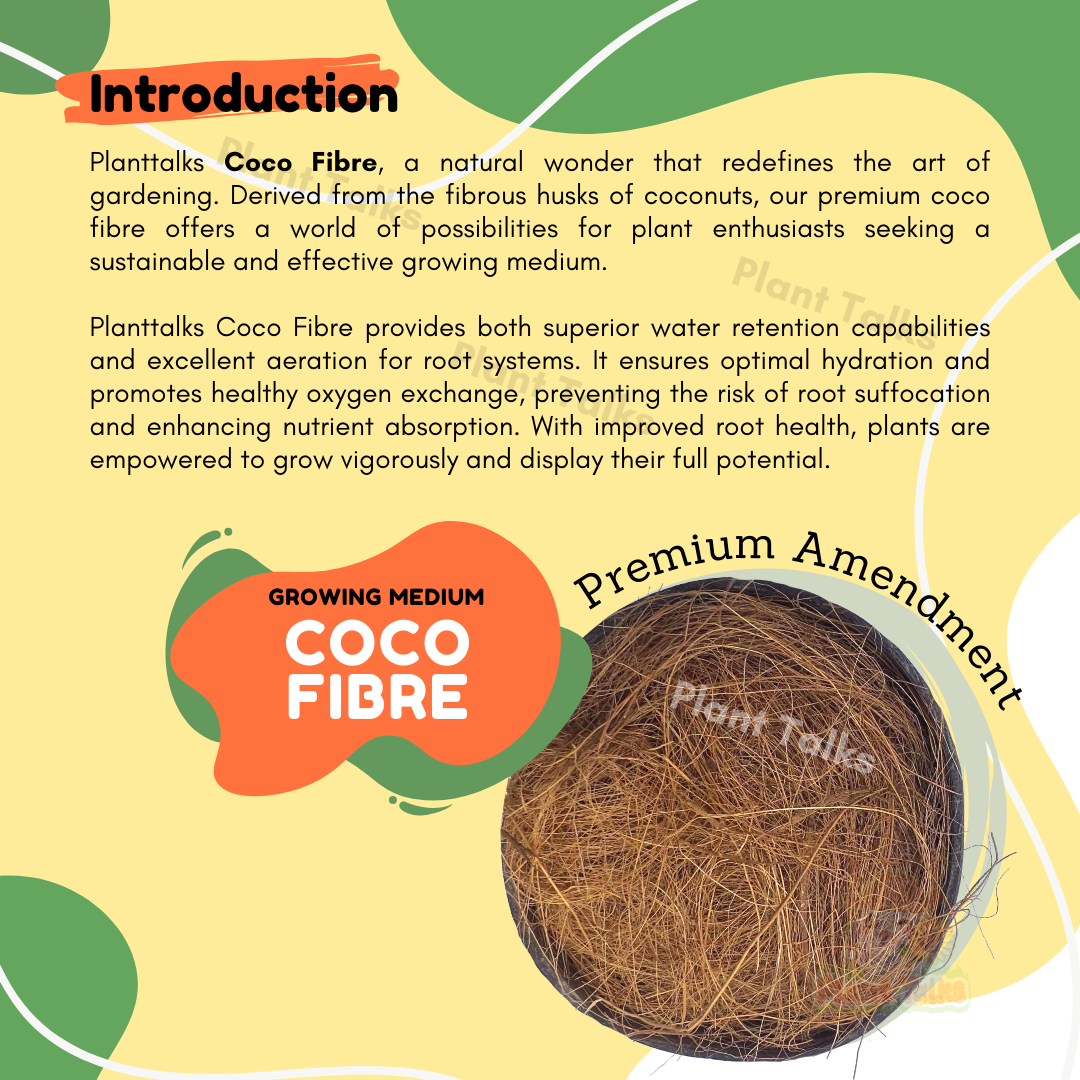 Plant Talks Cocopeat Block 10L / Cocopeat Brick / Coco Fibre / Coco ...