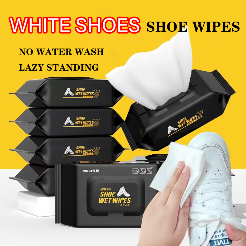 【SG】12/80PC Shoe Wipes Shoe Wet Wipes Shoes Cleaner Sneaker Disposable ...
