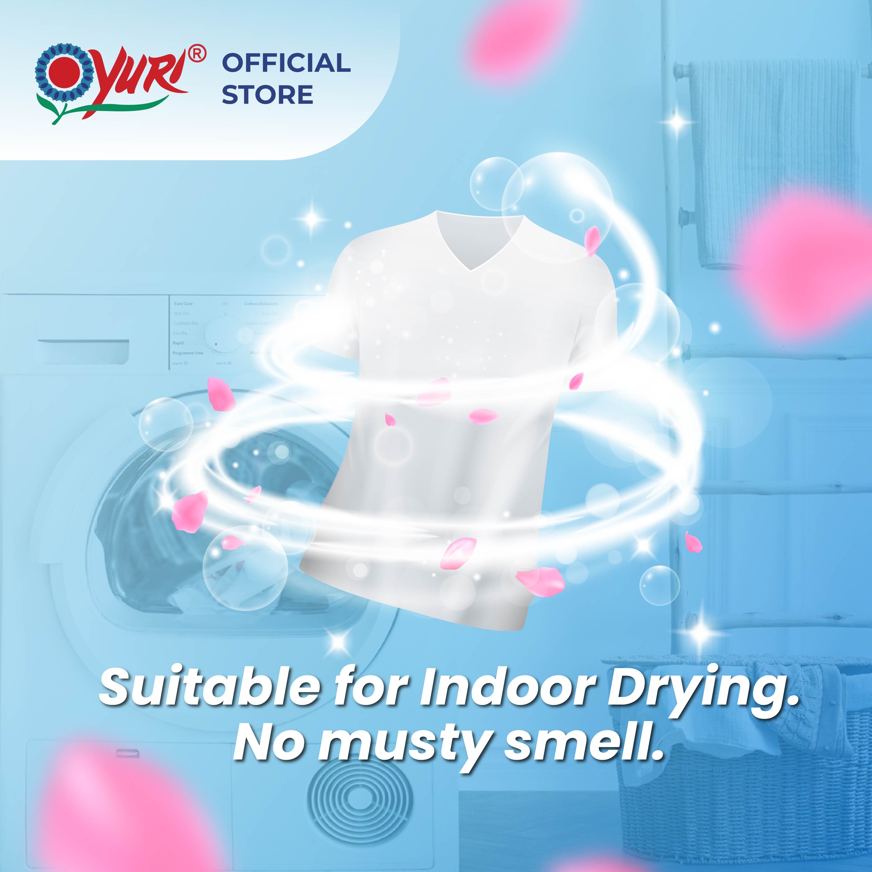 [Carton Deal] Yuri-matic Laundry Liquid Detergent 3.7Kg x4 (FOC Ligent ...
