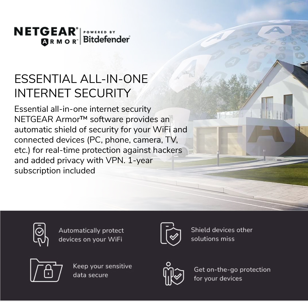 NETGEAR Nighthawk (MK92) WiFi 6E Mesh System : 2-Pack, Tri-Band, Up to ...