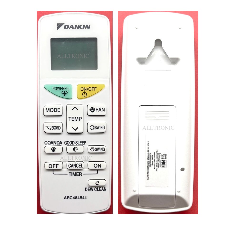 Genuine Split Unit AC / Aircon Remote Control ARC484B44 Daikin | Shopee ...