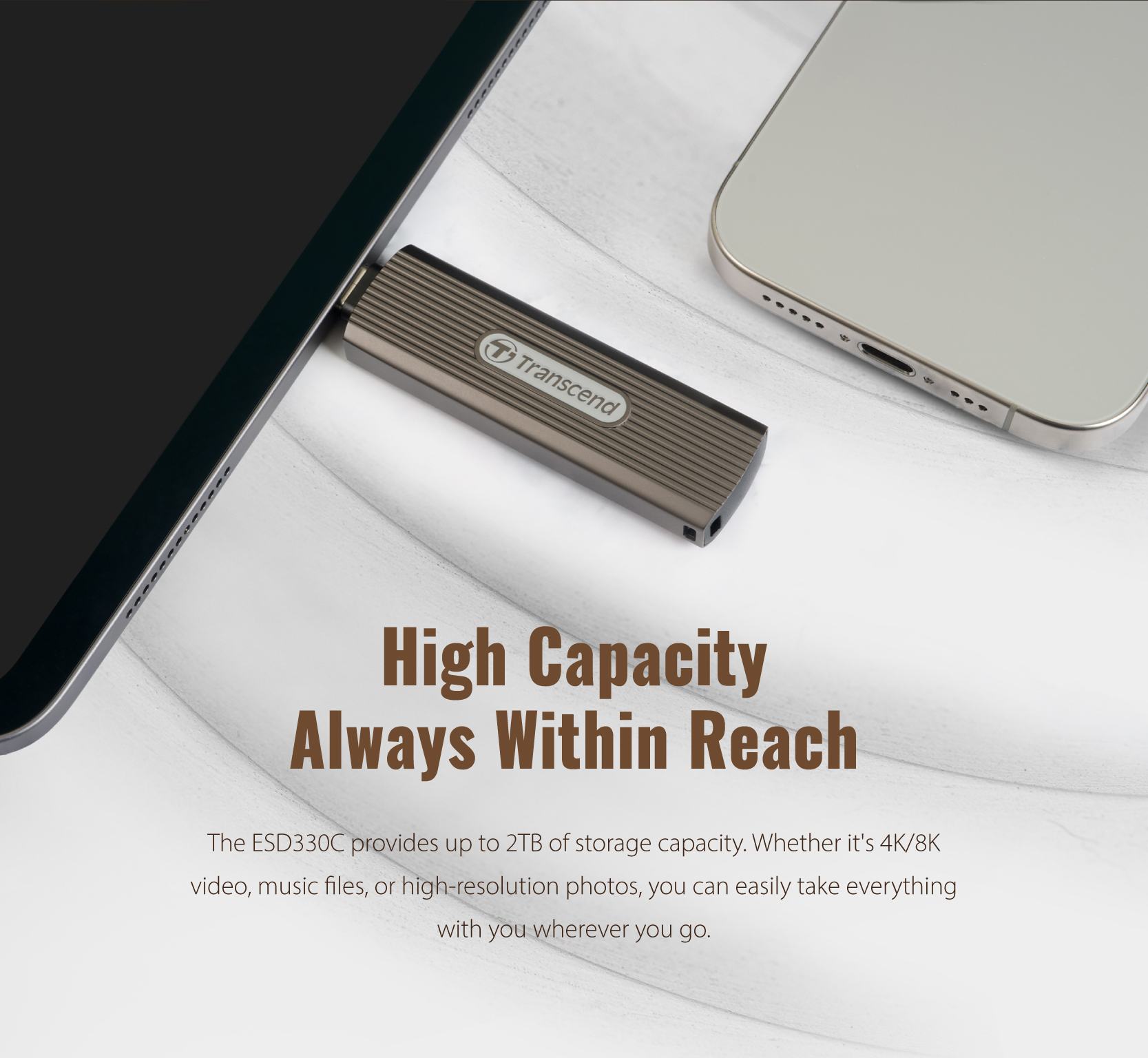 Transcend ESD330C Portable SSD (512GB/1TB/2TB) | Shopee Singapore