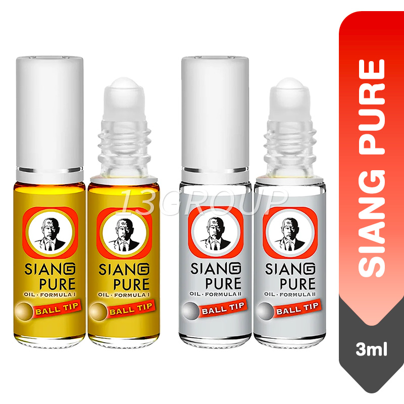 Siang Pure Oil Ball Tip Formula Eucalyptus, 3ml | Shopee Singapore