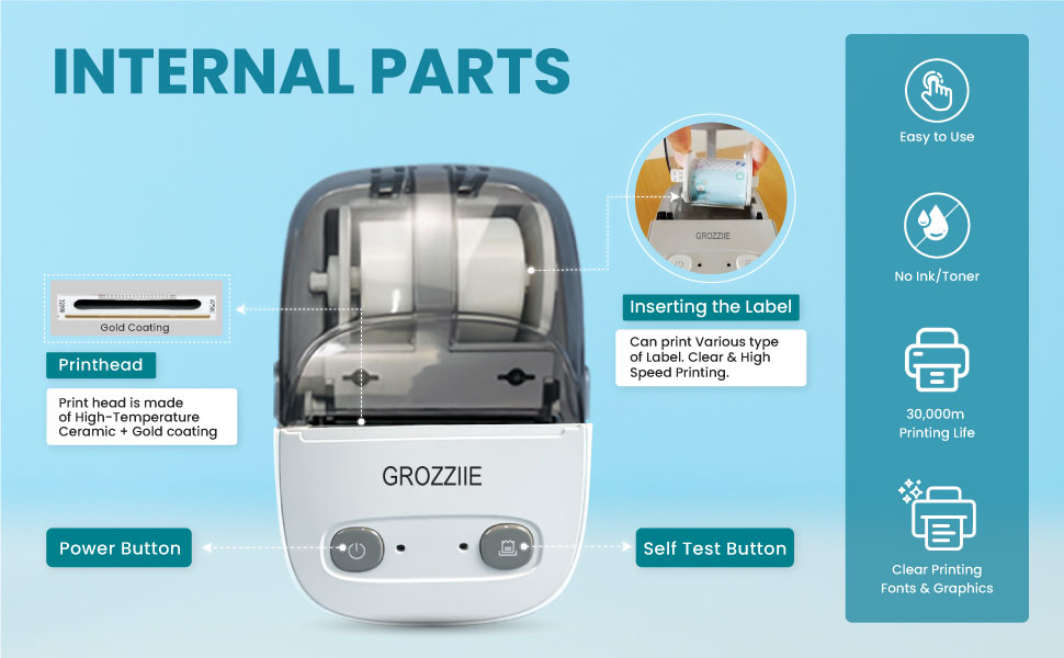 Thermal Label Printer, Bluetooth Mini Label Maker Printer | Price Tag ...