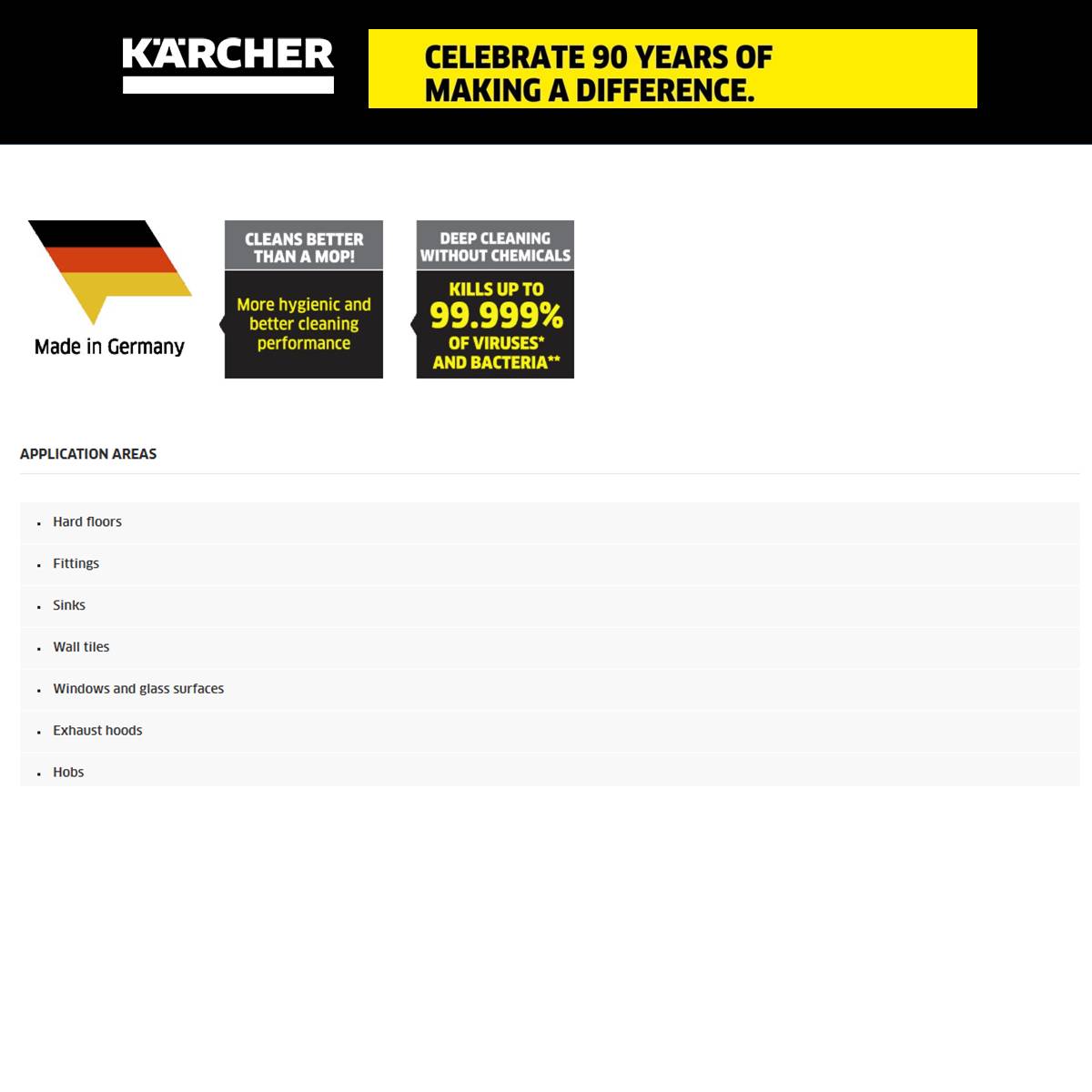 KARCHER Steam Cleaner SC 1 EasyFix - Made in Germany | Shopee Singapore