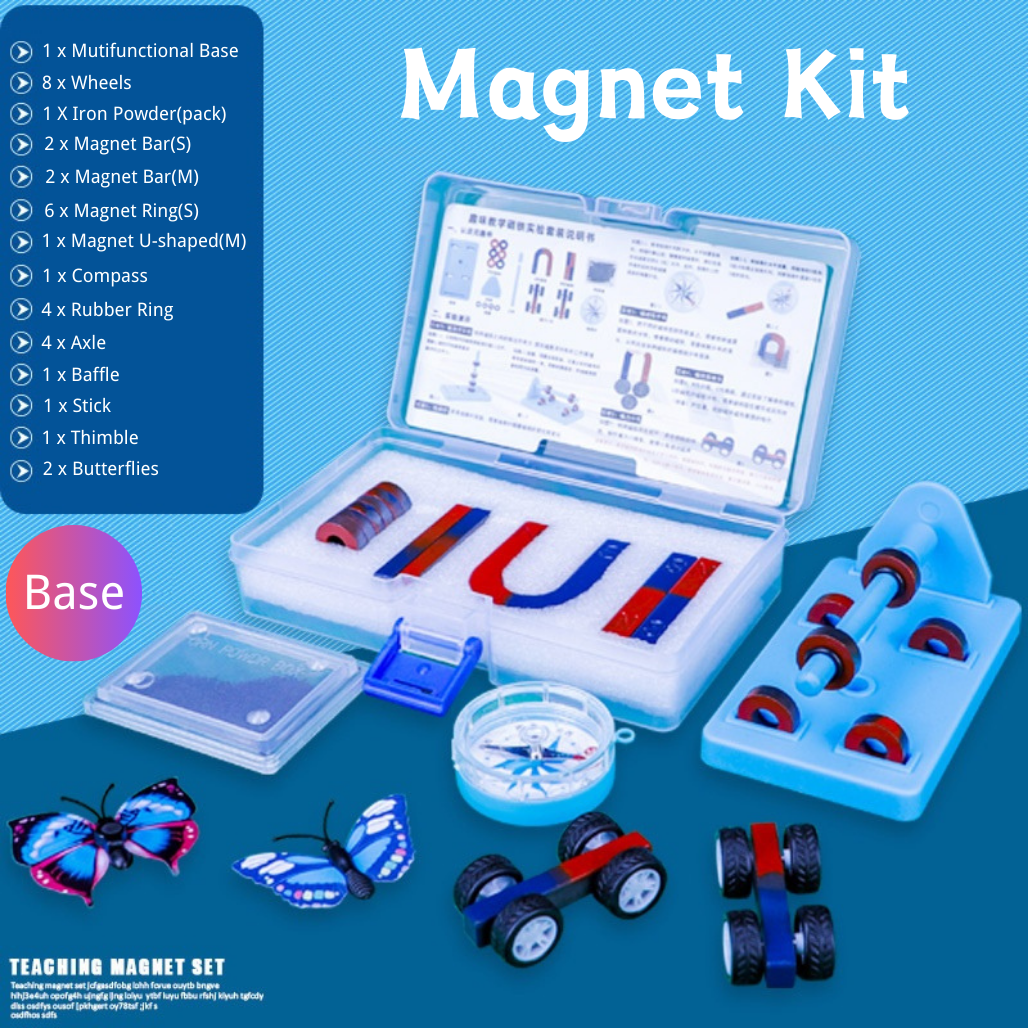 Magnetism Kit - P4 Science Experiment Set, STEM Teaching Aids, Magnet ...