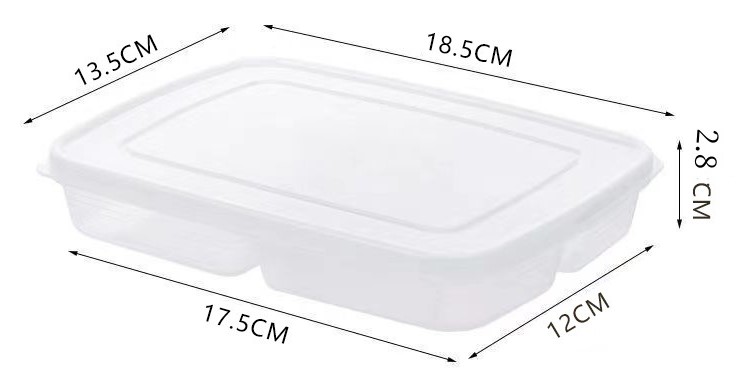 SG Stock Food Container Multi-Compartment Stackable Organizer Meat ...