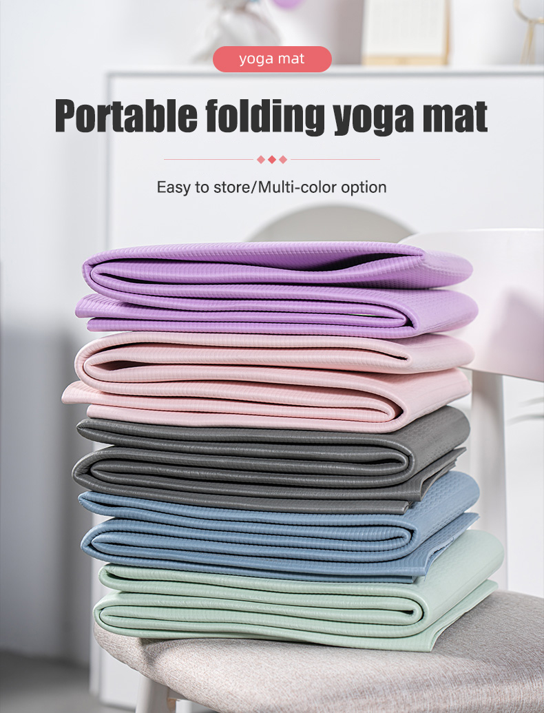 [SG Stock] 6/8mm Yoga Mat Foldable Exercise Mat Non Slip Fitness Mat ...