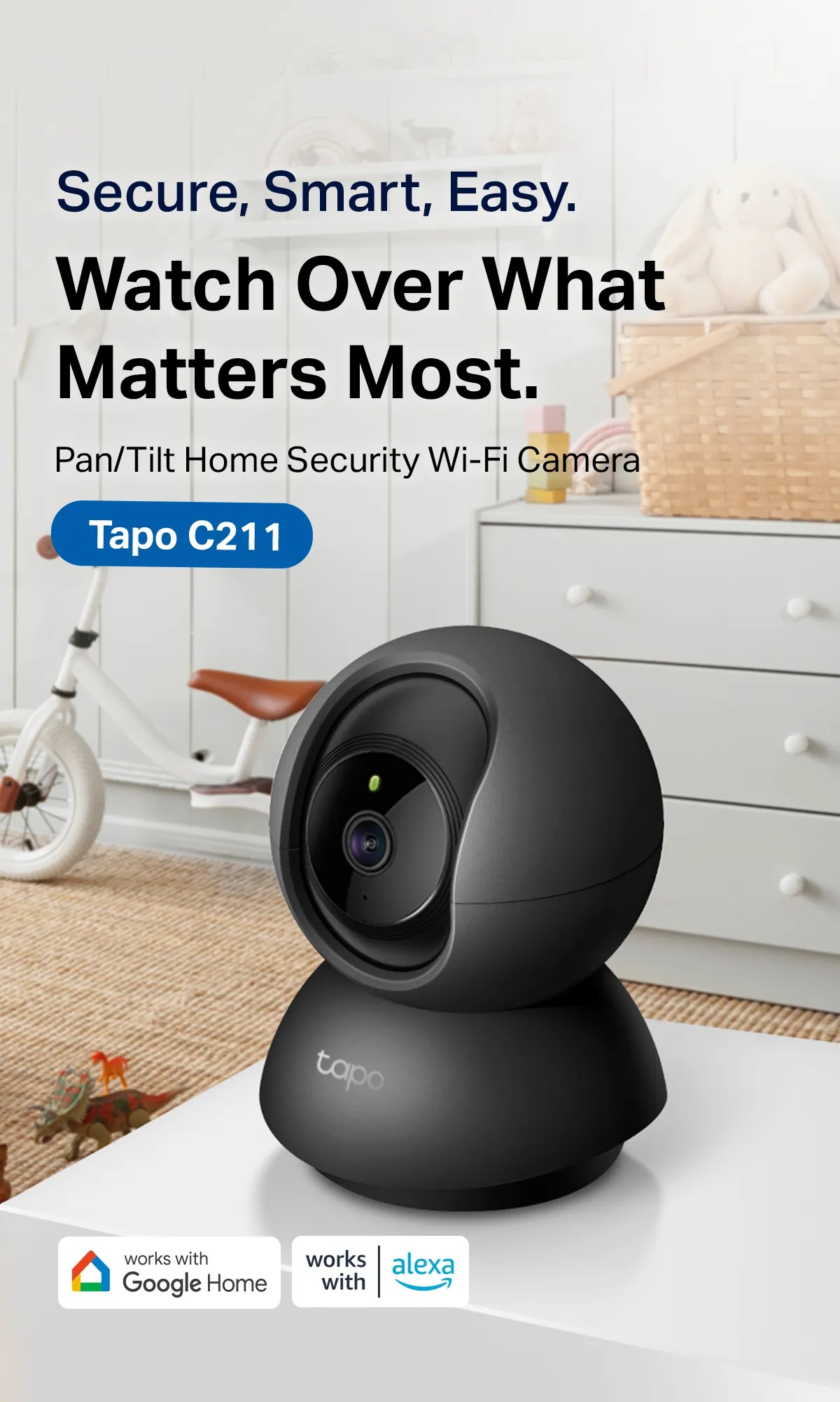 TP-Link Tapo TC70 TC71 TC72 TC74 C211 C210 C225 Security IP Camera WI-FI CCTV 2MP 3MP 4MP 5MP 2K ...