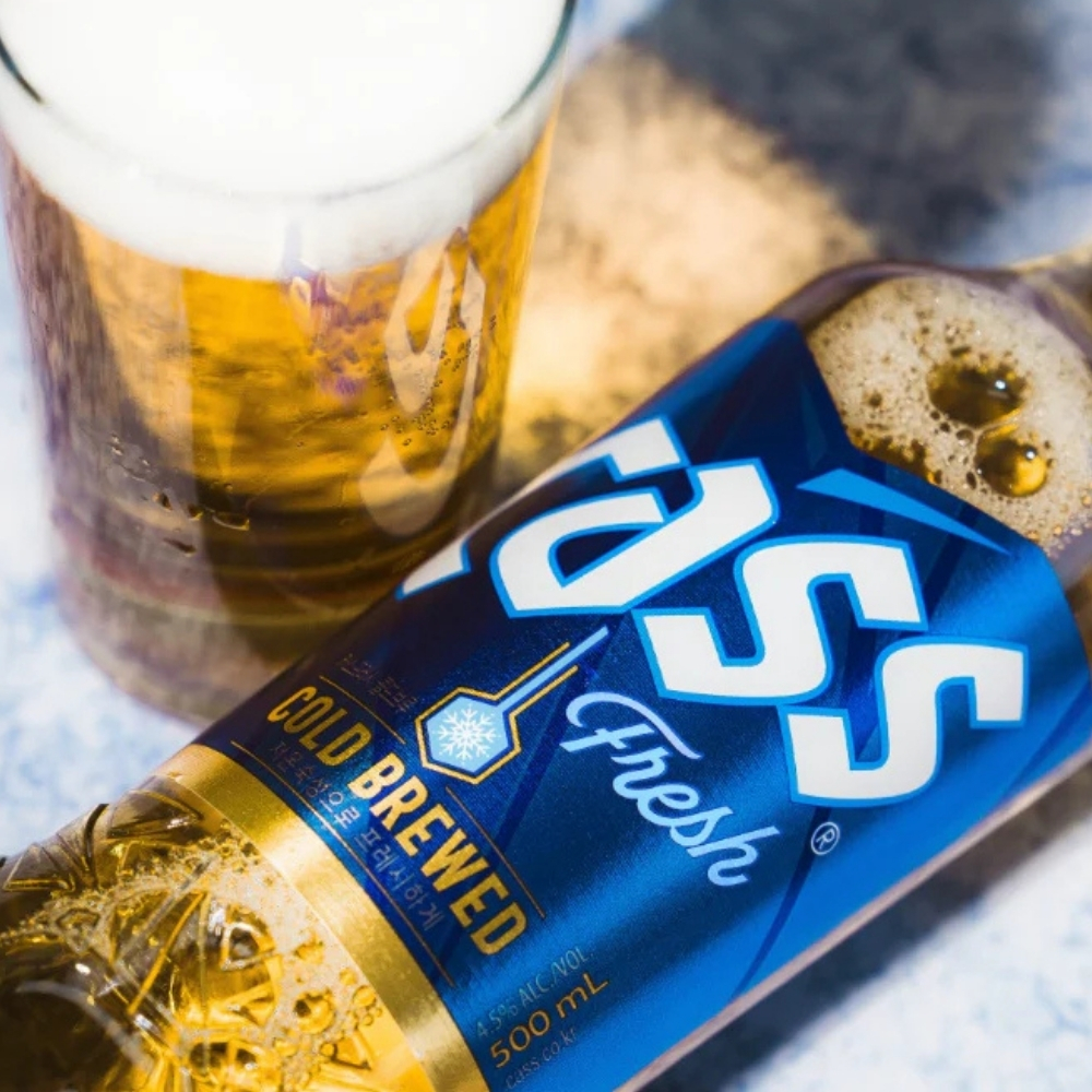 Cass Fresh Korean Beer (Bottle) 500ml - 카스 COLD BREW BEER - Direct from ...