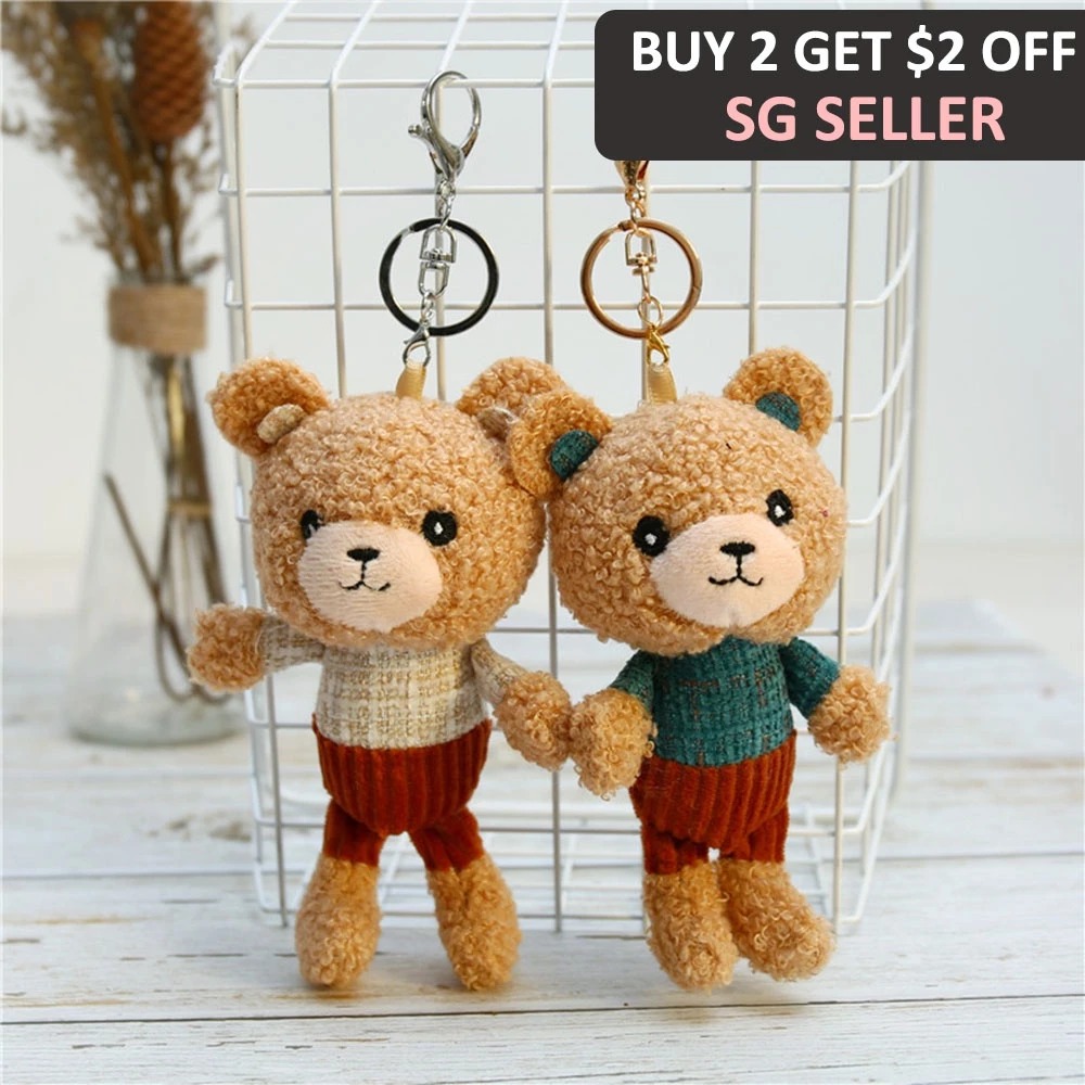 Cute Plush Keychain plush toy key chain Plushie keychain Plush ...