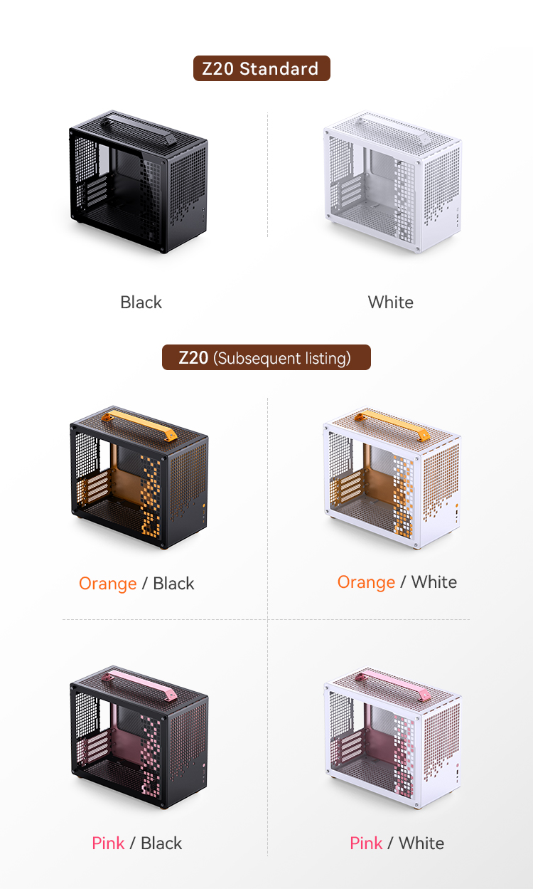 JONSBO Z20 Micro-ATX PC Case - White, Pink & Black | Shopee Singapore