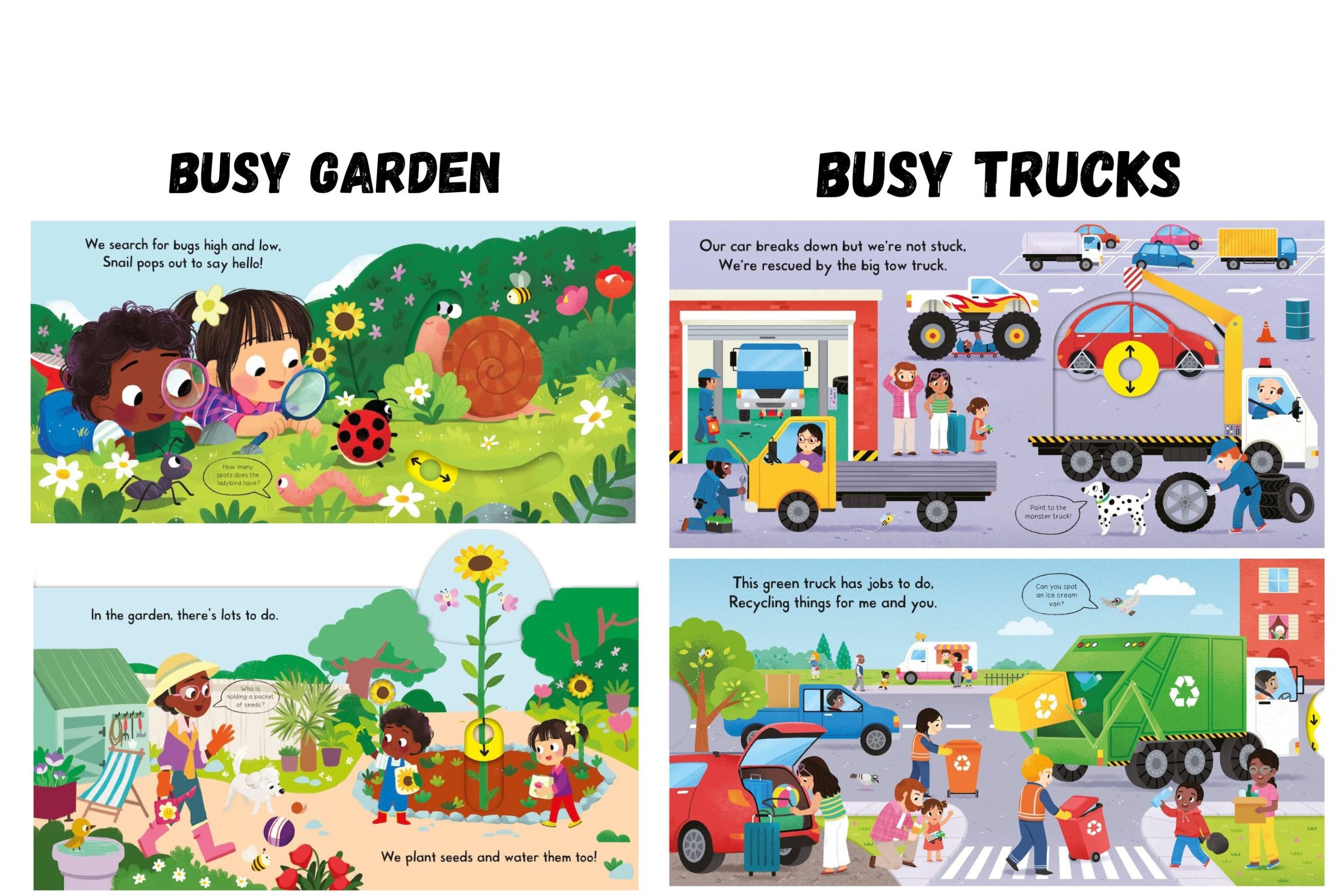 Campbell Busy Book First Stories Interactive Board Book for Toddler ...