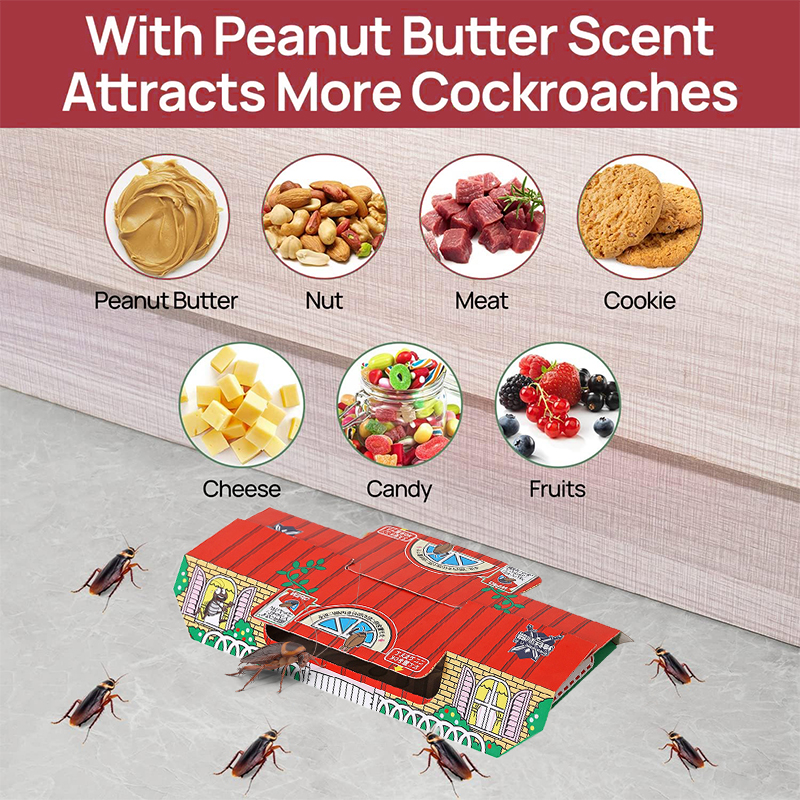 【HM】SG STOCK 10 Traps (1Box) Cockroach Trap Lizard Trap Sticker Glue ...