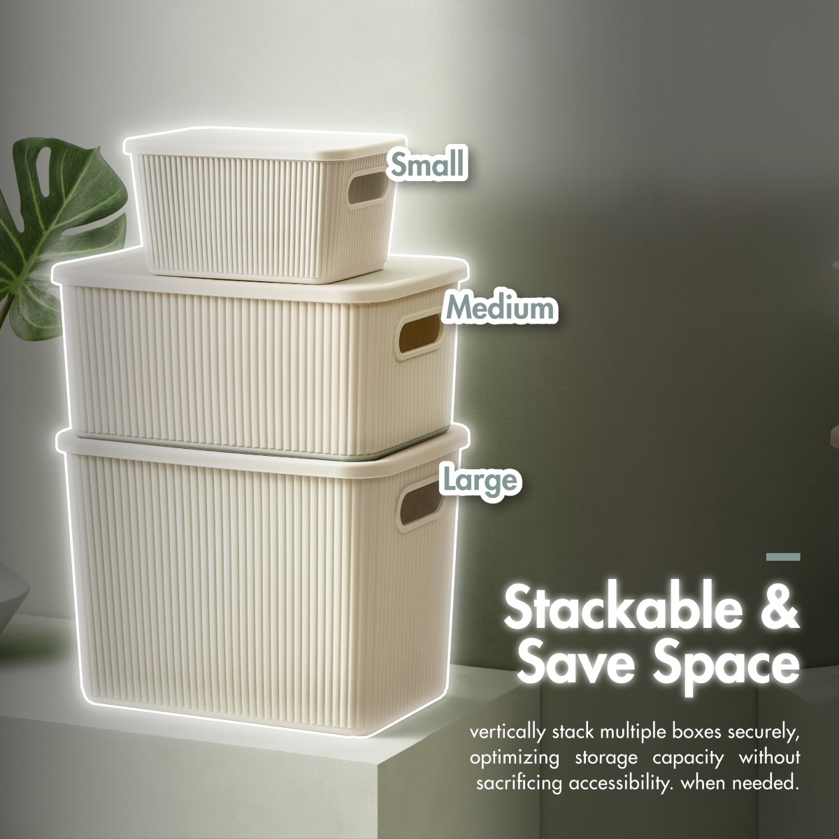 [HOUZE] Linex Storage Box | Small | Medium | Large - Organiser | Space ...
