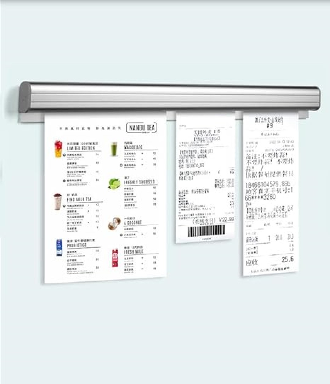 🇸🇬 Takeaway Paper Clip Device | No Drill Holder For Receipt Bill Office ...