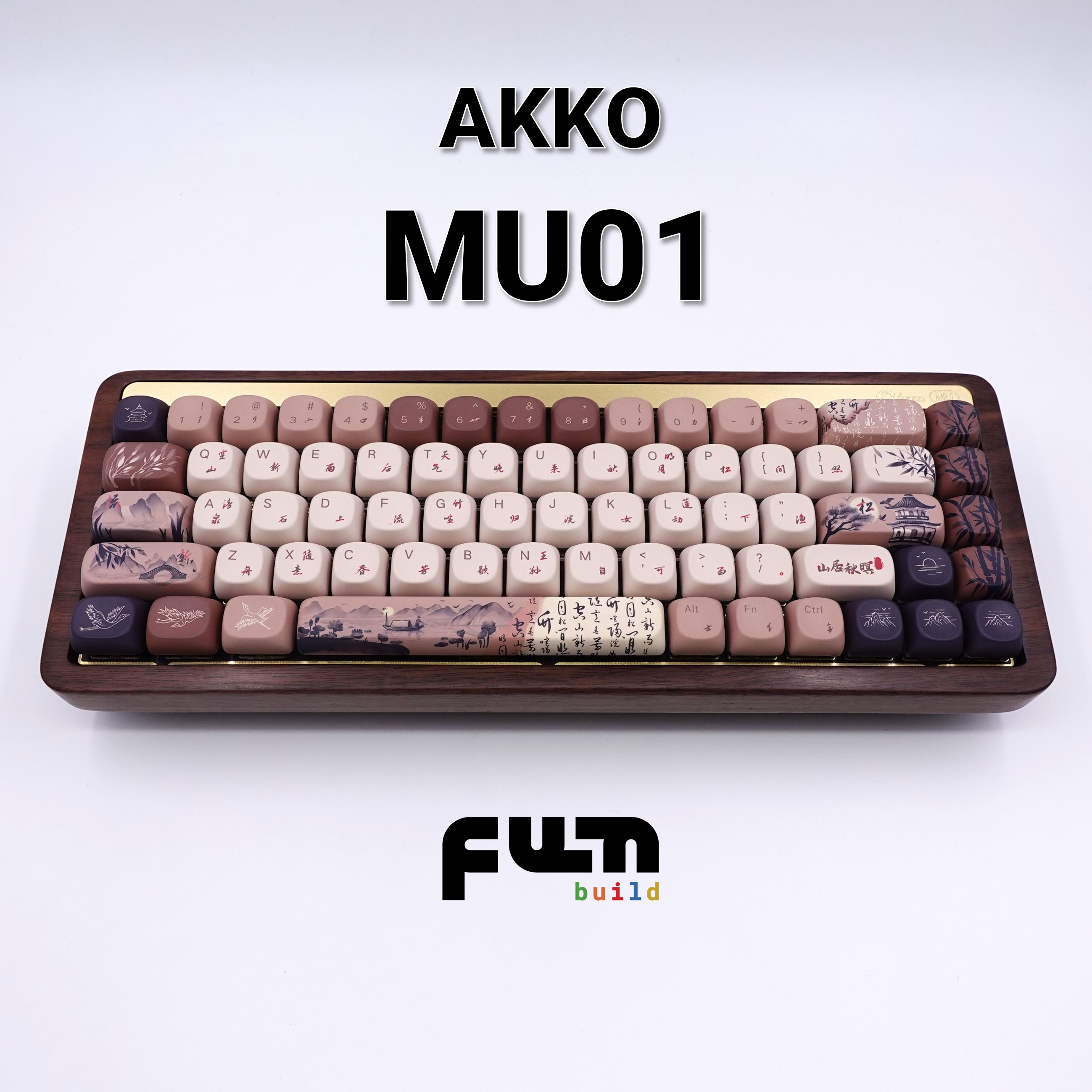 AKKO MU01 Mountain Seclusion / Autumn | 65% Layout | Tri-Mode Wireless ...