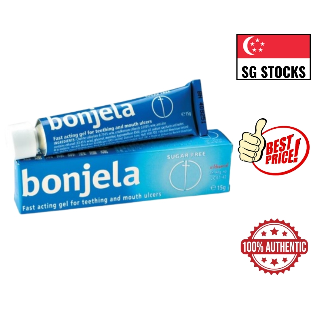 Bonjela Gel for Teething and Mouth Ulcers 15G | Shopee Singapore