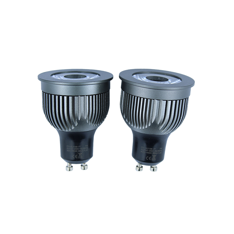 DY-GU10B-7T LED GU10 7W Tri-Color RGB LED Lamp Light Bulb Downlight ...