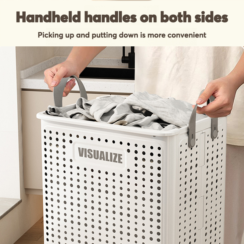 Foldable laundry basket Multi-functional portable laundry basket Large ...