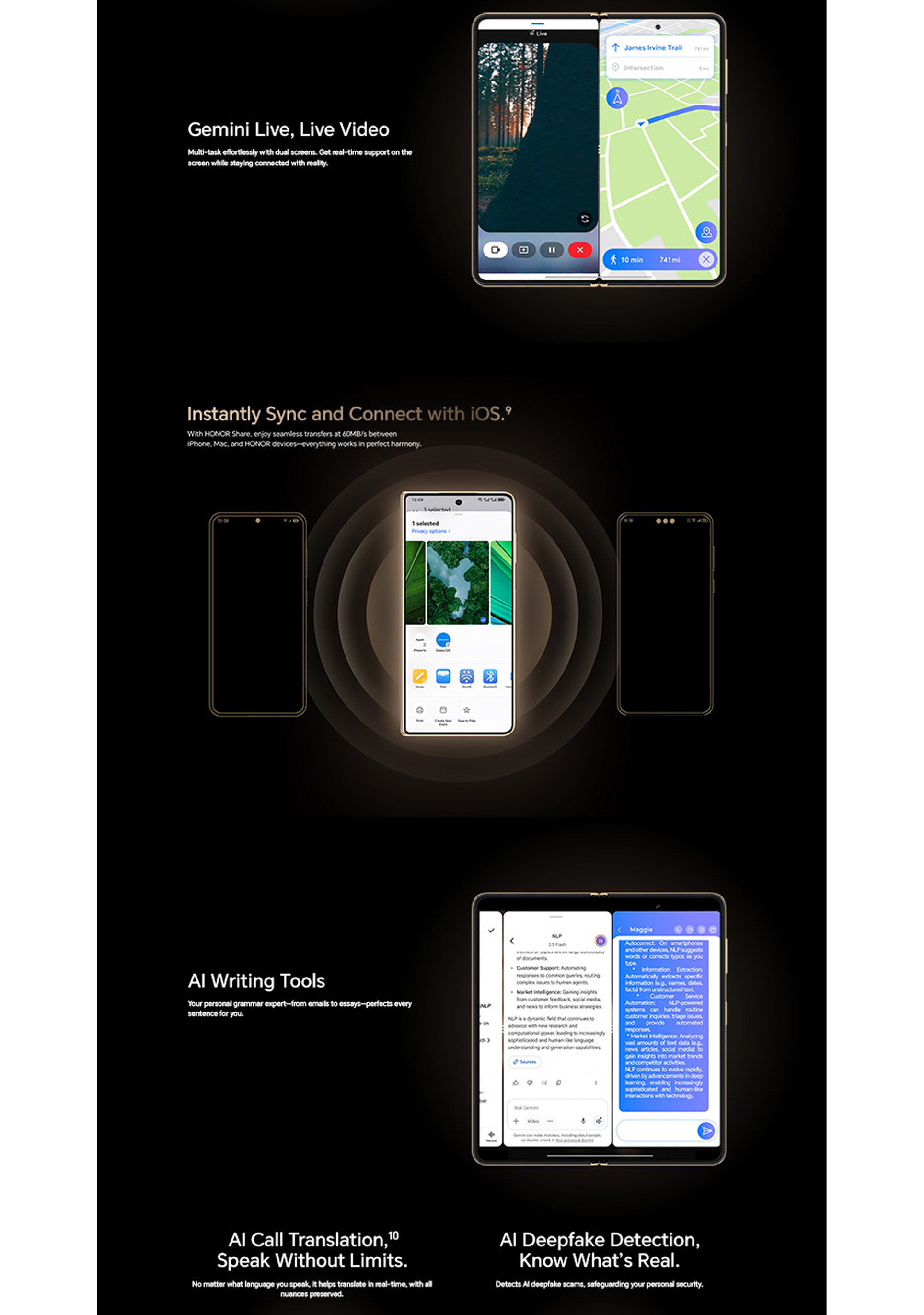 Honor Magic V5 (16+512GB) 5G - (Dawn Gold/Ivory White/Reddish Brown/Black) | Shopee Singapore