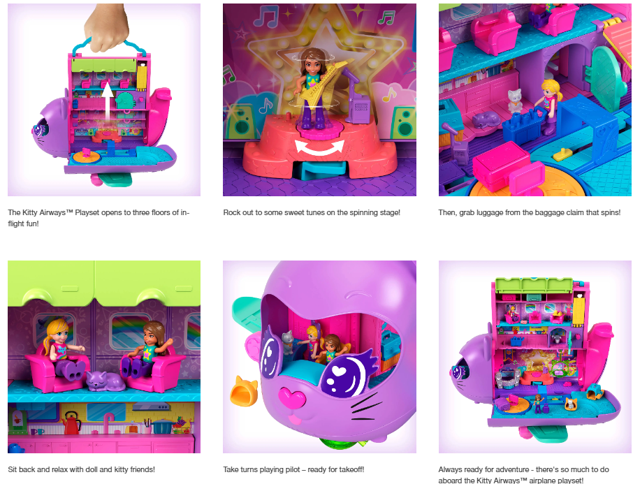 Poly Pocket Polly Pocket Compact Playset, Pinata Party With 2 Micro ...