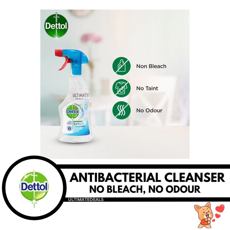Dettol Antibacterial Spray Surface Cleaner Multi Purpose Cleaning ...