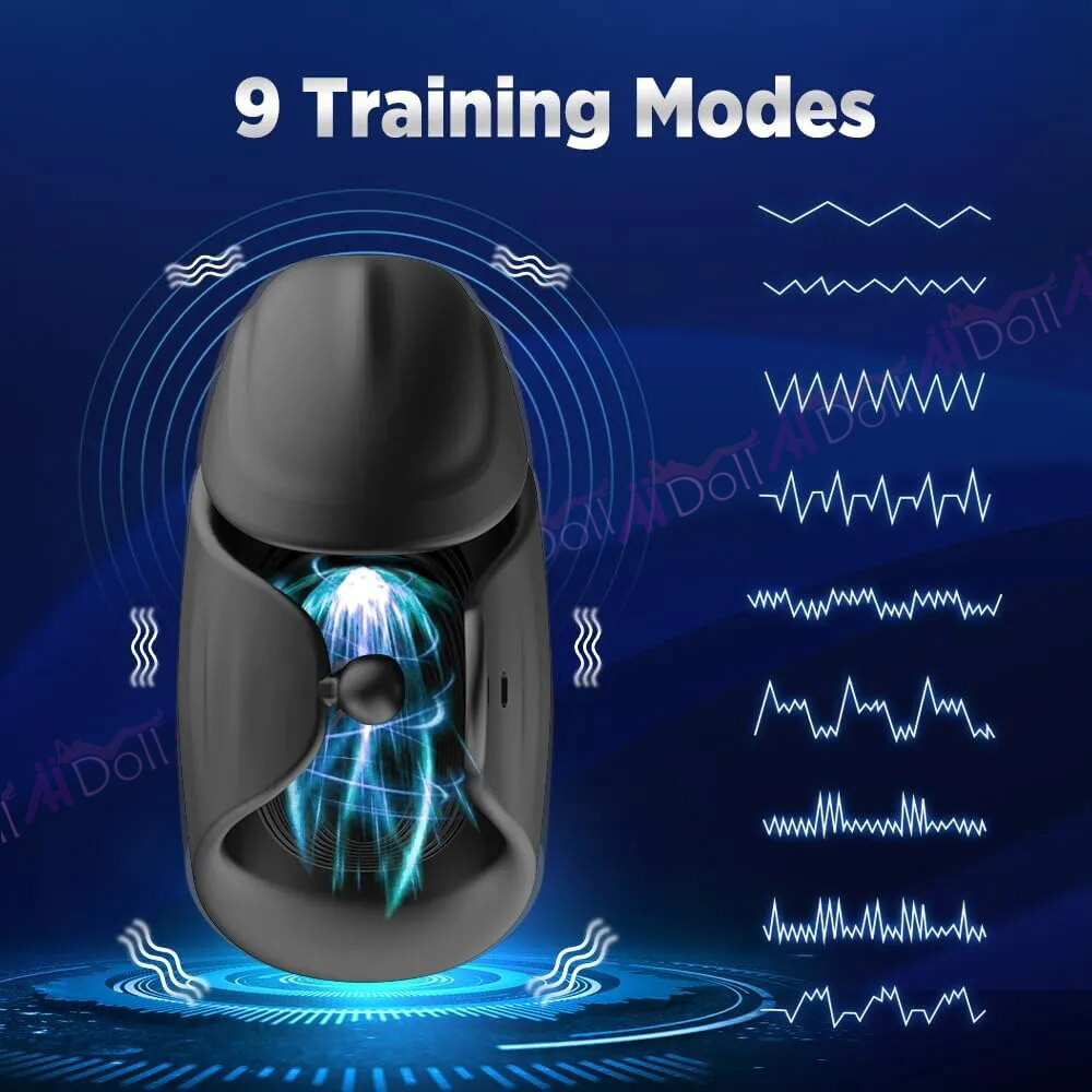 APP Remote Control Male Masturbator Penis Vibrator Training Sex Toys ...
