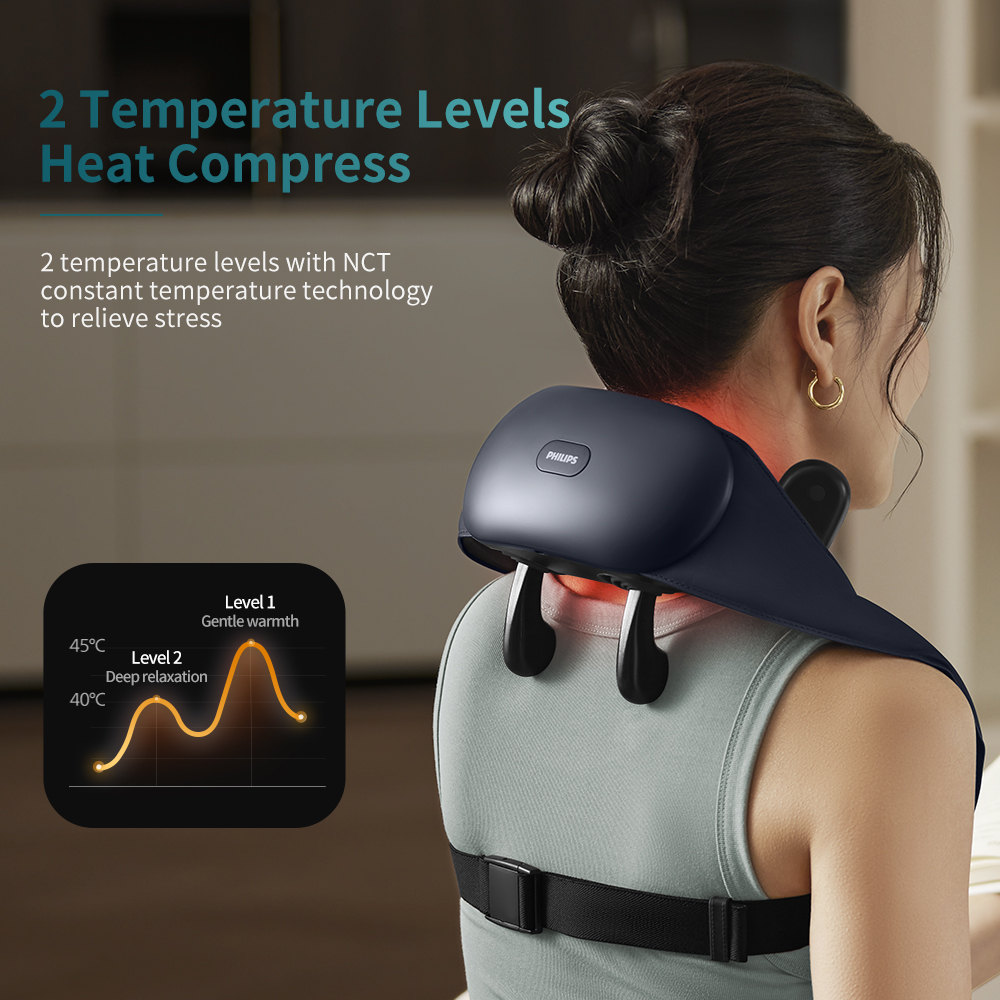 【Top Sale】‌Ready Stock Philips Neck and Shoulder Massager Wireless Neck ...