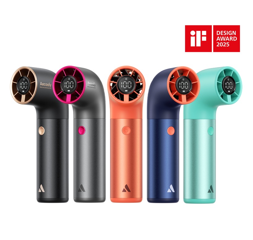 Aecooly Aero Ultra Portable Fan Handheld Fan Portable Mini Fan 4500mAh ...