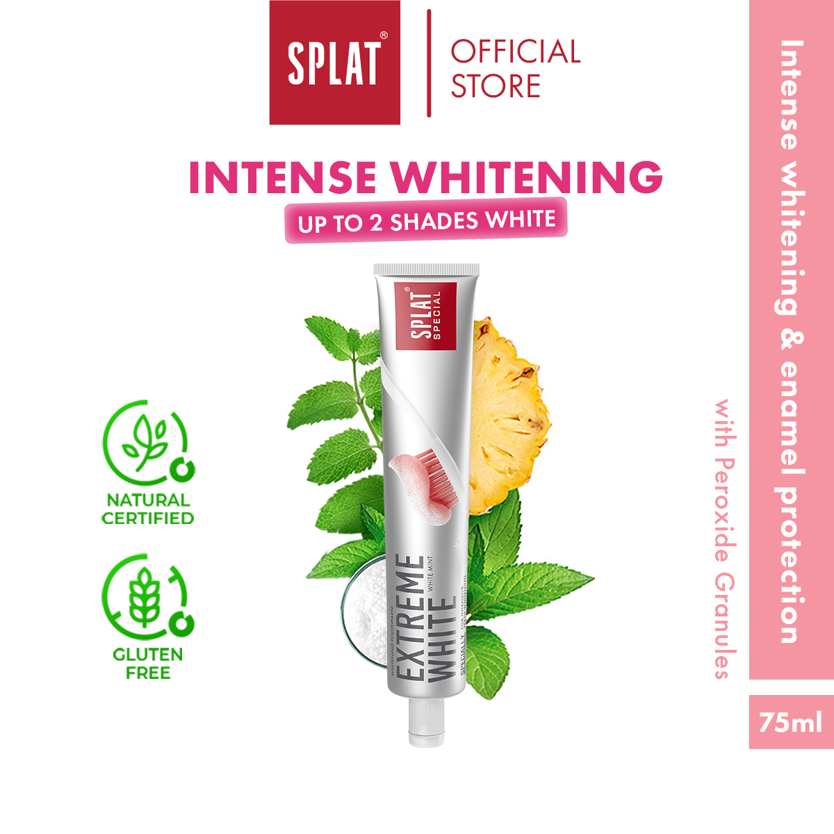 SPLAT Special Series Extreme White Toothpaste For Whitening Teeth 75ml ...