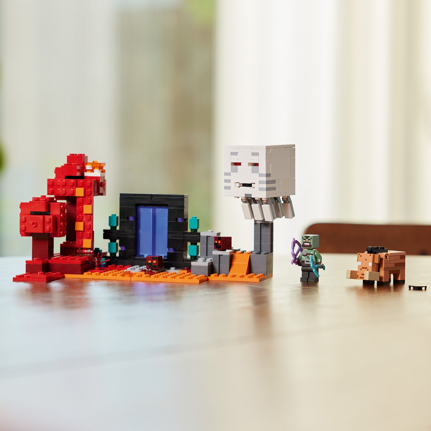 LEGO Minecraft 21255 The Nether Portal Ambush Building Set Toys (352 ...