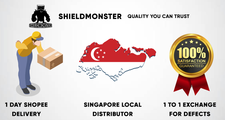 ShieldMonster Easy Install Screen Protector Tempered Glass for Samsung ...