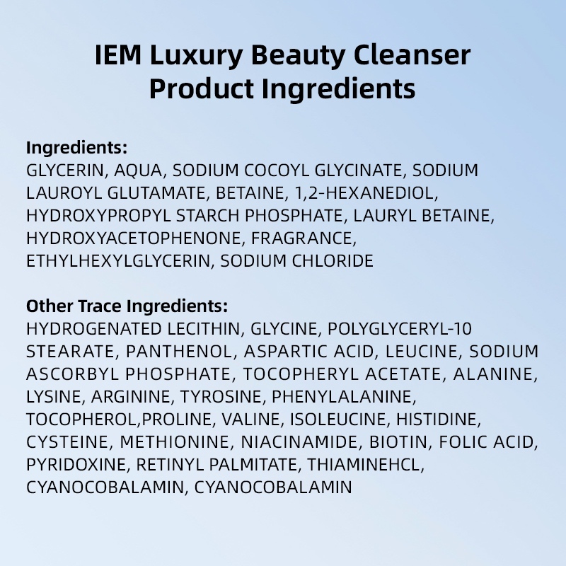 [Gift] IEM Luxury Beauty Cleanser 30g | Amino-acids Fine Foam Cleanser ...