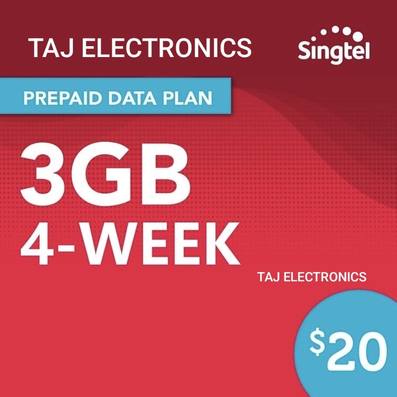 Singtel Prepaid $20/ 3 GB Local Data / (4 Week) Top Up / Renew ...