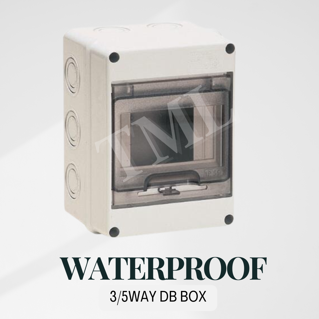 High Quality Weatherproof IP65 Surface Distribution Board Enclosure Box with Cover Grey 3Way ...