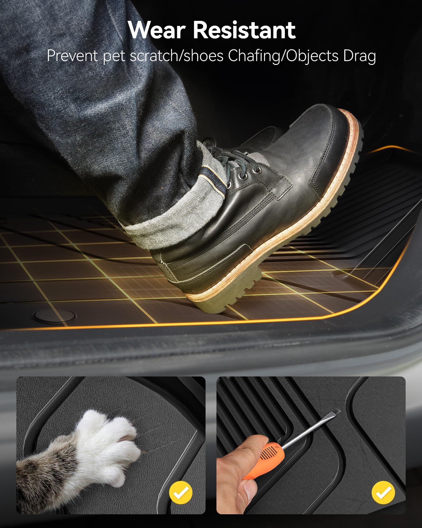 3W Tesla Model 3 (2024 - 2025) Highland Custom 3D Floor/ Car Mats ...