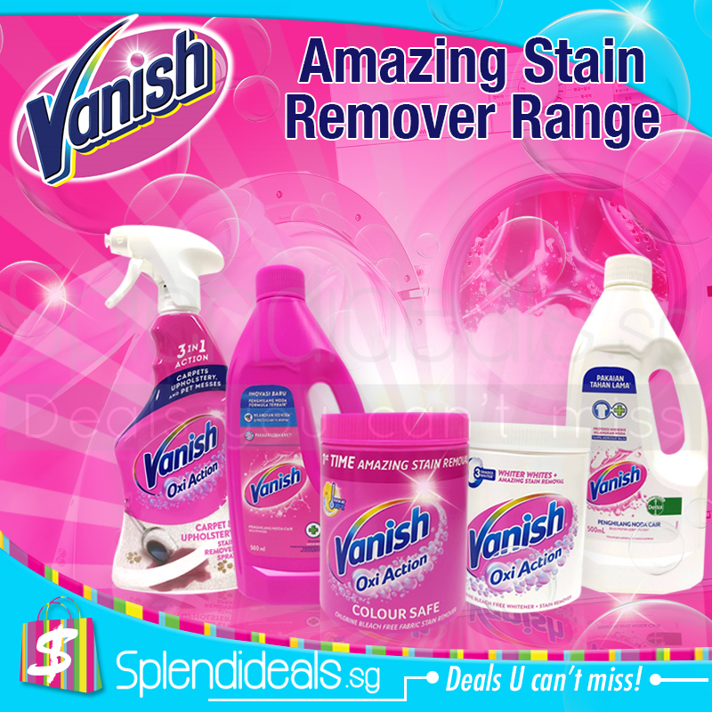 [ SPLENDIDEALS SG ] (CHOOSE 4) VANISH STAIN REMOVER OXI ACTION LAUNDRY ...