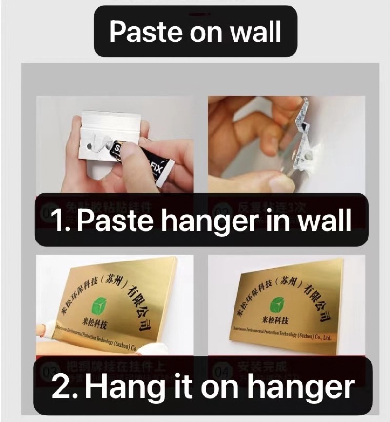 Custom made door unit number signage/ company name sign/ house number ...