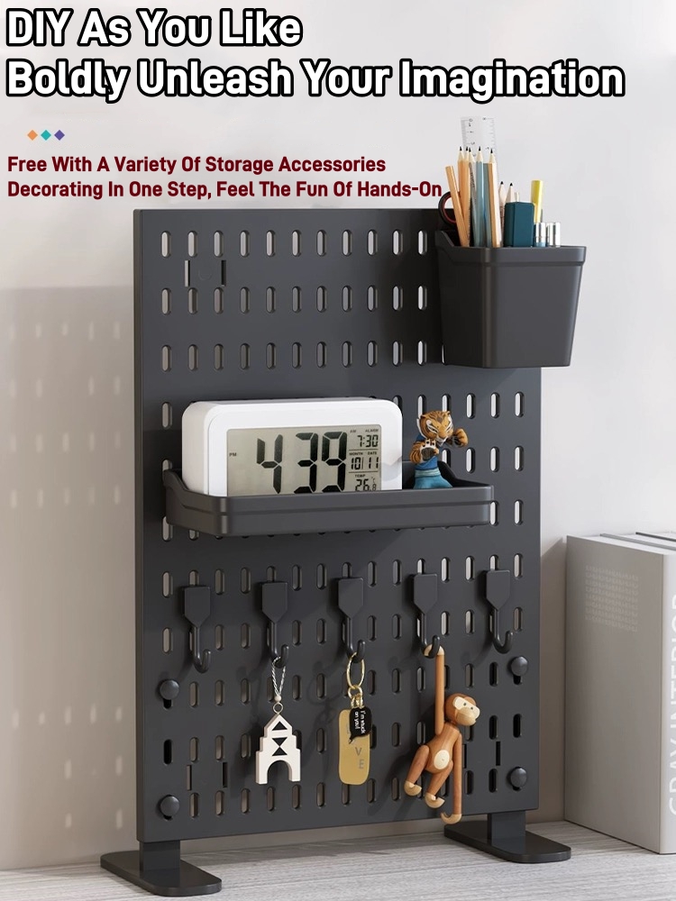 [SG Stock]DIY Pegboard Set Accessories Desk Organizer Pegboard Holder ...