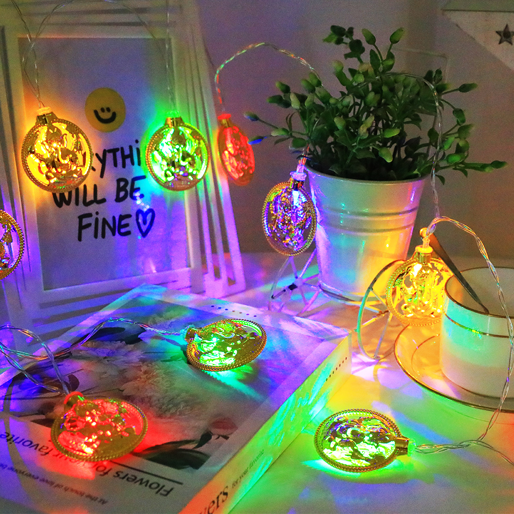 2M 10LED Deepavali Light Metal Battery powered 1mode Diwali light led ...