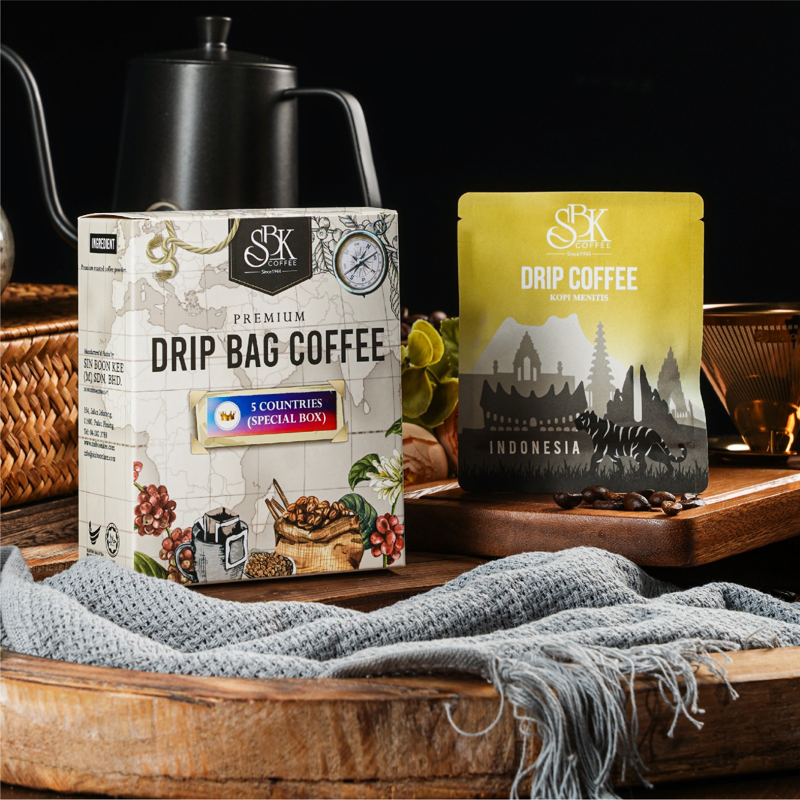 [ Drip Coffee ] SBK Drip Coffee Kopi INDONESIA Flavour ｜挂耳包咖啡 印度尼西亚口味 ...