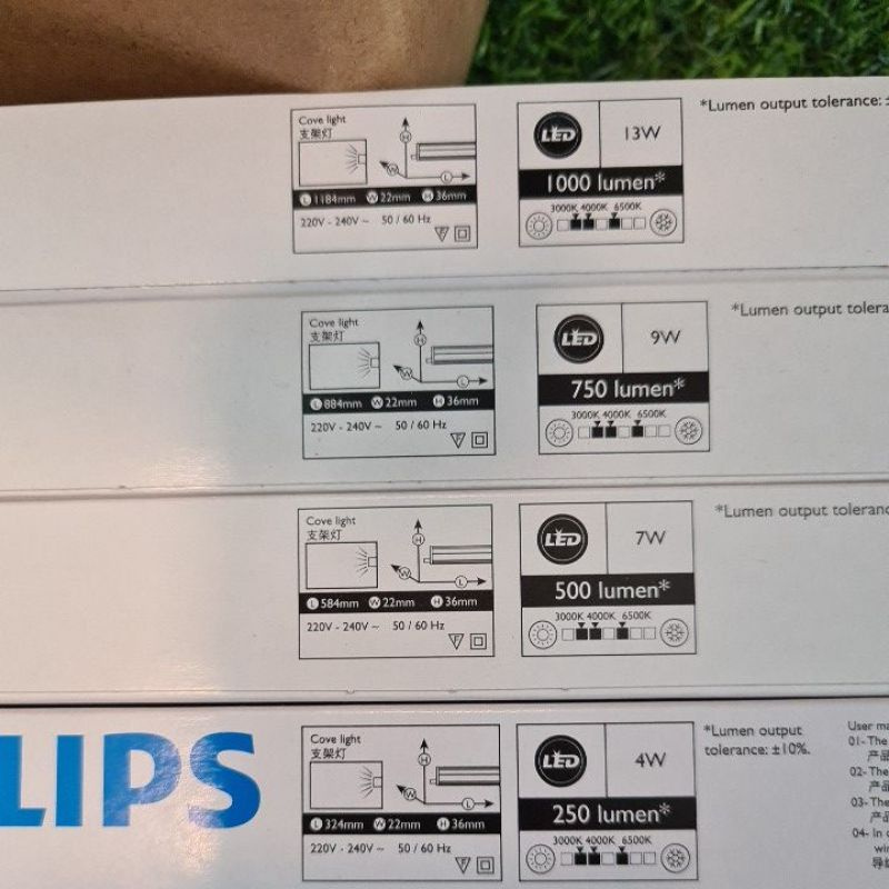 [2pcs bundle] Philips T5 LED Batten tube for Cove Light/ Cabinet ...